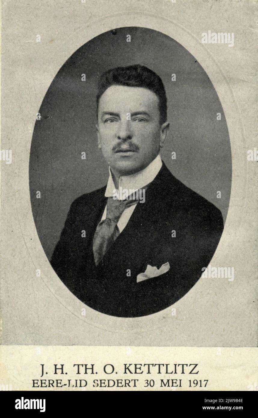 J. H. Th. O. Kettlitz / Eere-member Sedert May 30, 1917 Stock Photo - Alamy