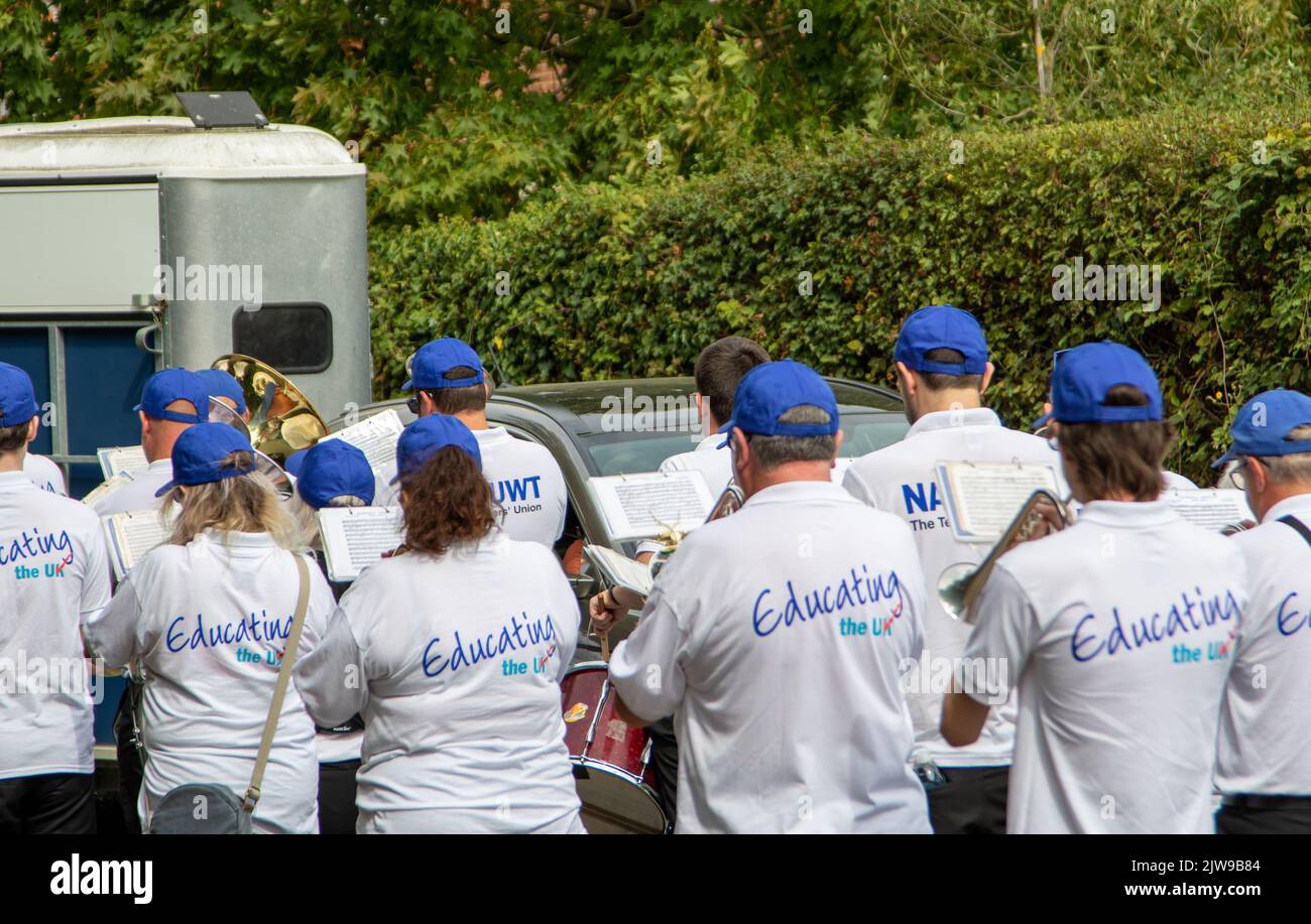 The Candlestick March around the village at the 2022 Burston School ...