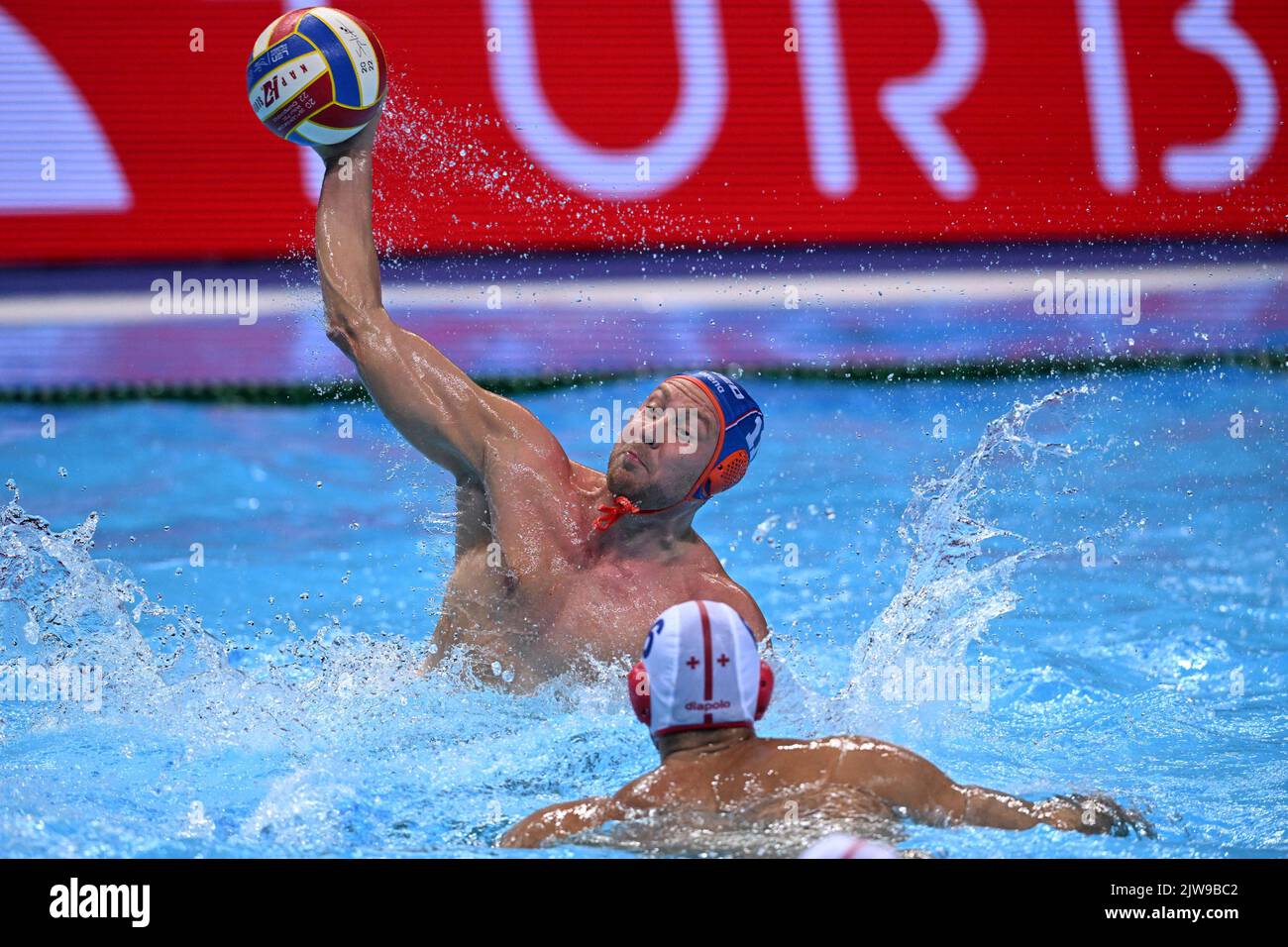 SPLIT, CROATIA - SEPTEMBER 4: Jesse Koopman of Netherlands in action ...
