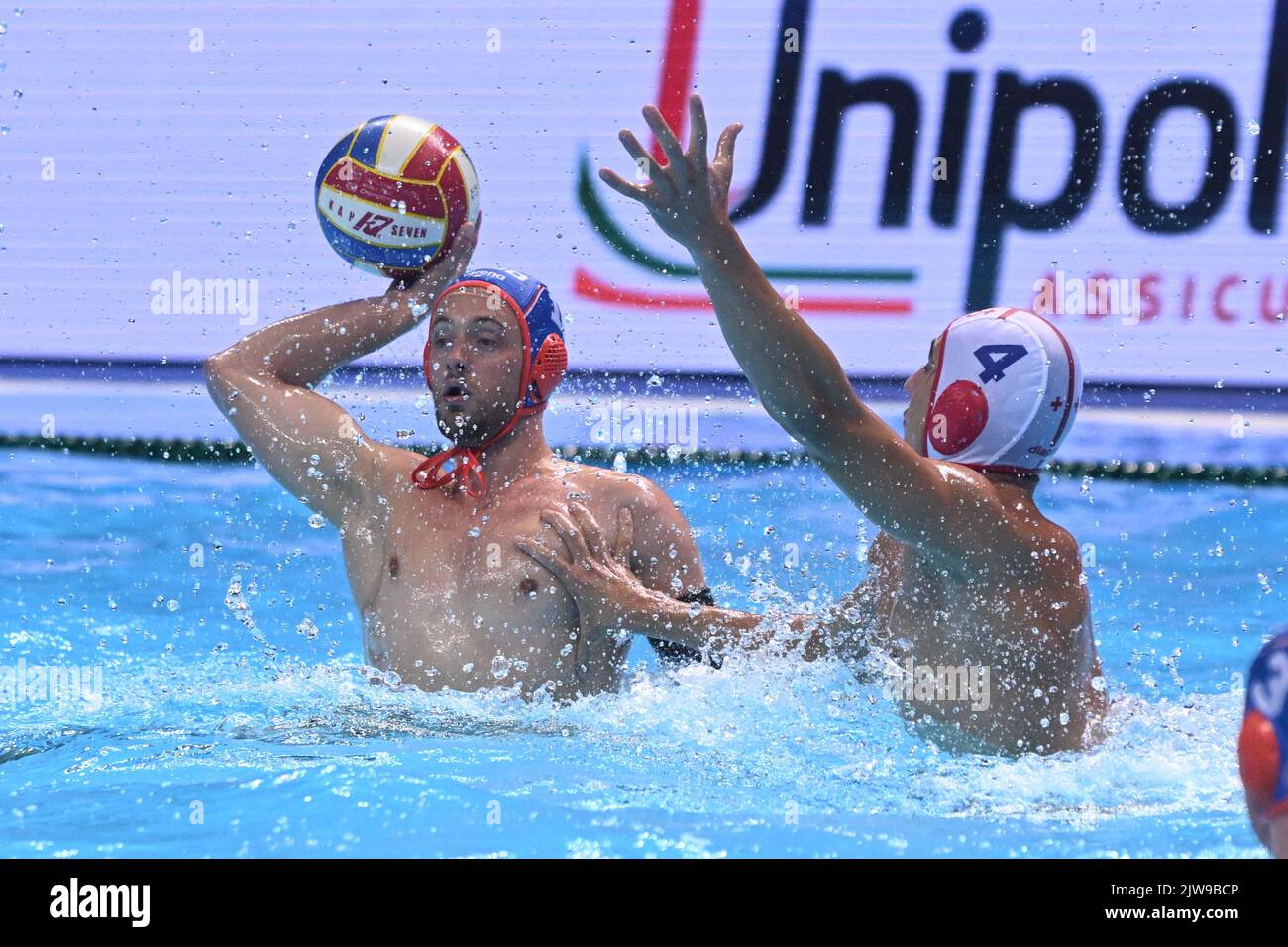 SPLIT, CROATIA - SEPTEMBER 4: Pascal Janssen of Netherlands is ...