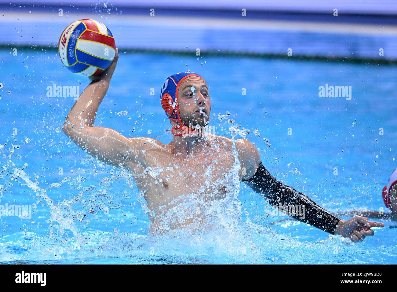 SPLIT, CROATIA - SEPTEMBER 4: Pascal Janssen of Netherlands in action ...