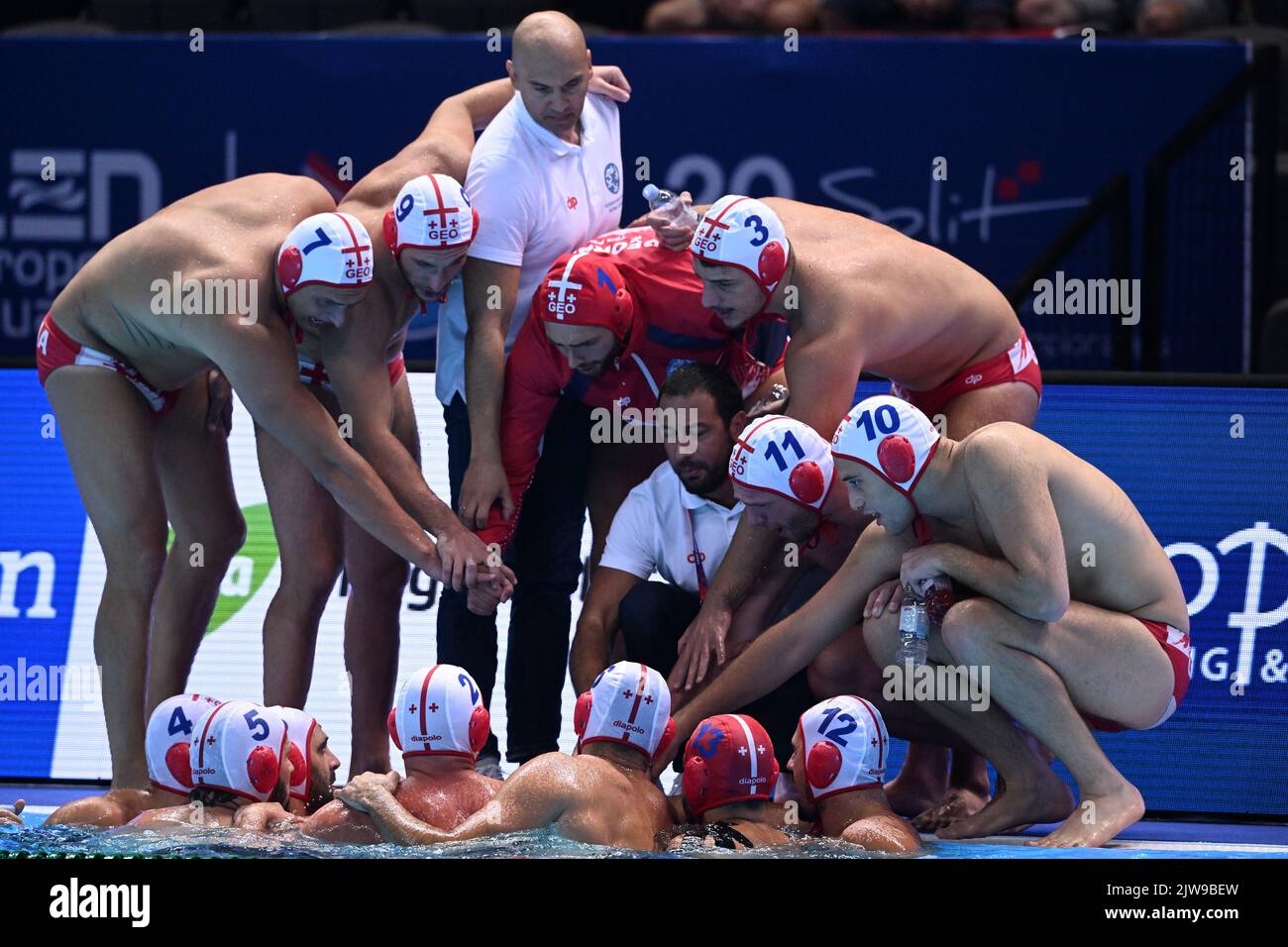 SPLIT, CROATIA - SEPTEMBER 4: Team Georgia celebrate during the 2022 ...