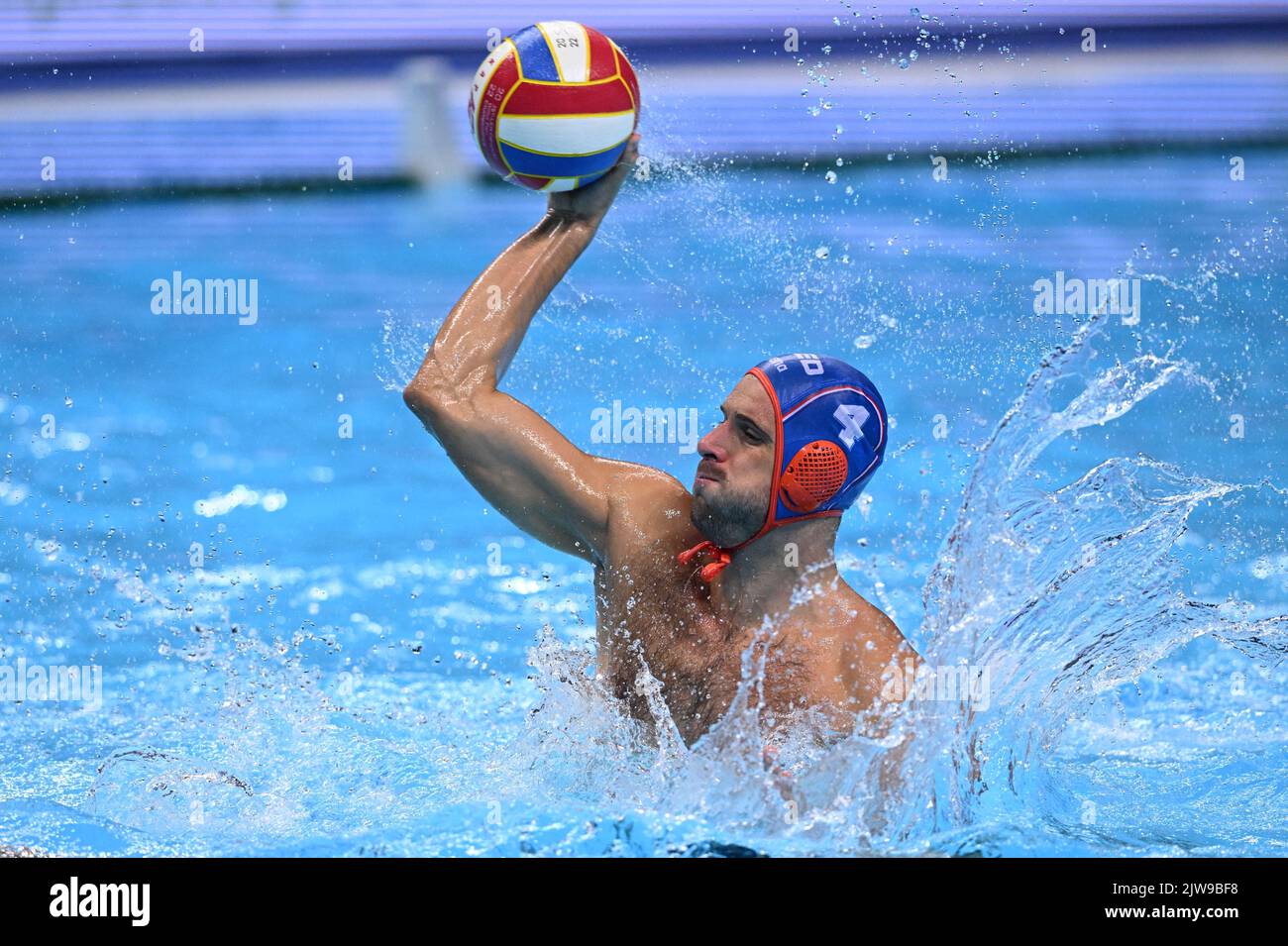 SPLIT, CROATIA - SEPTEMBER 4: Lucas Gielen of Netherlands in action ...