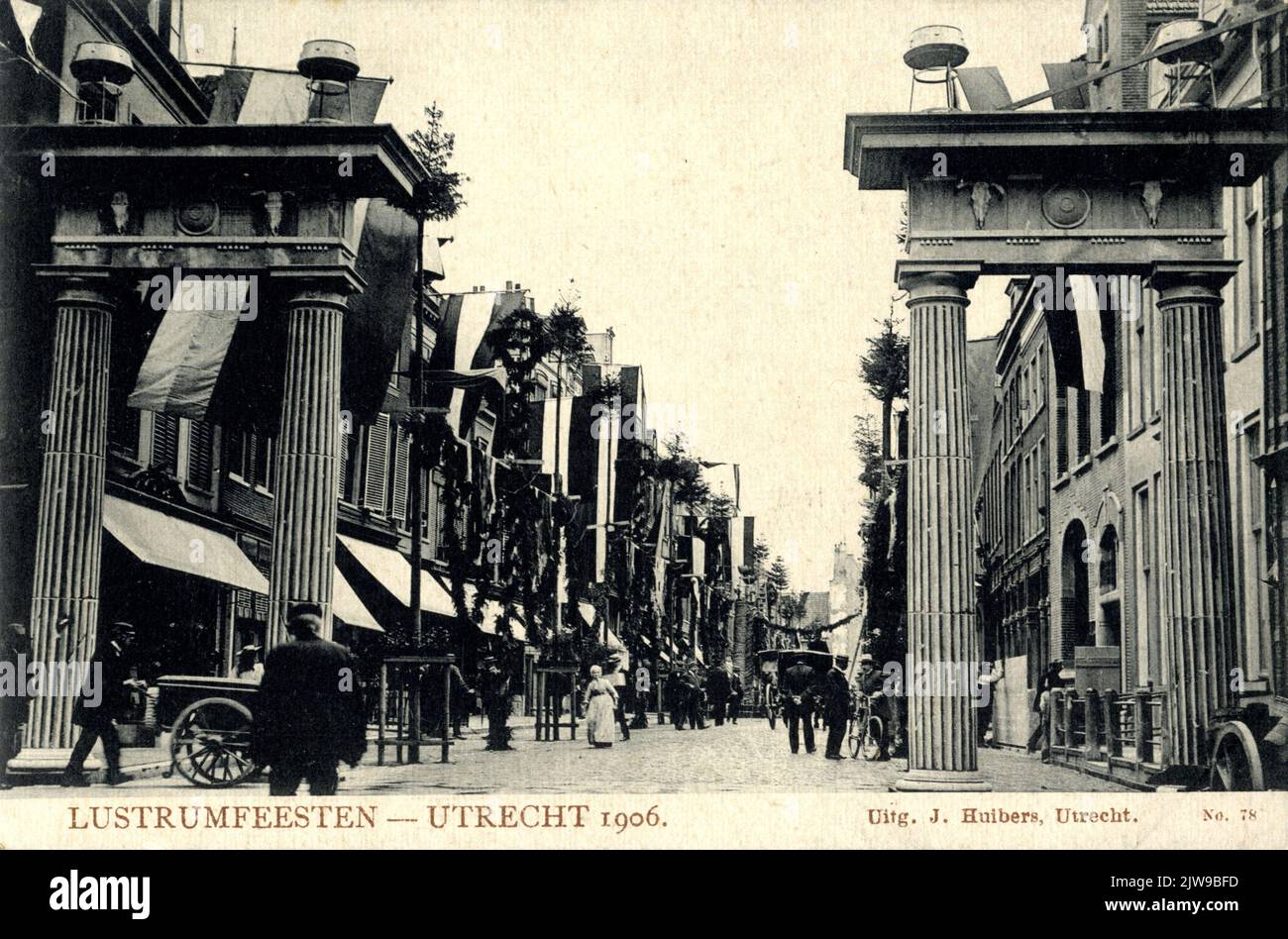 Lustrum parties - Utrecht 1906 Stock Photo - Alamy