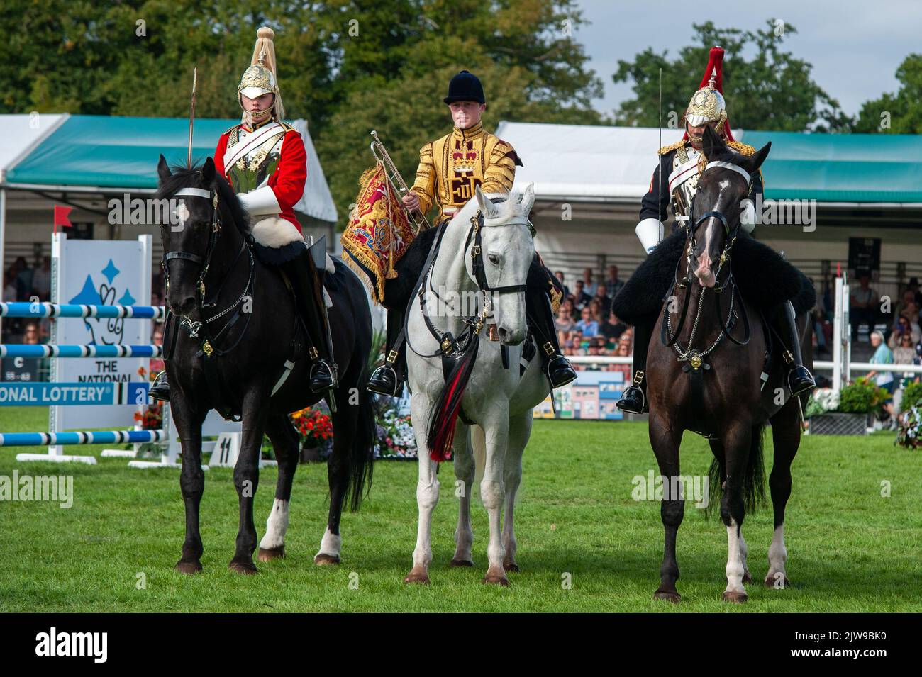 Stamford, UK. 4th Sep, 2022. Members of the Household Cavalry during ...