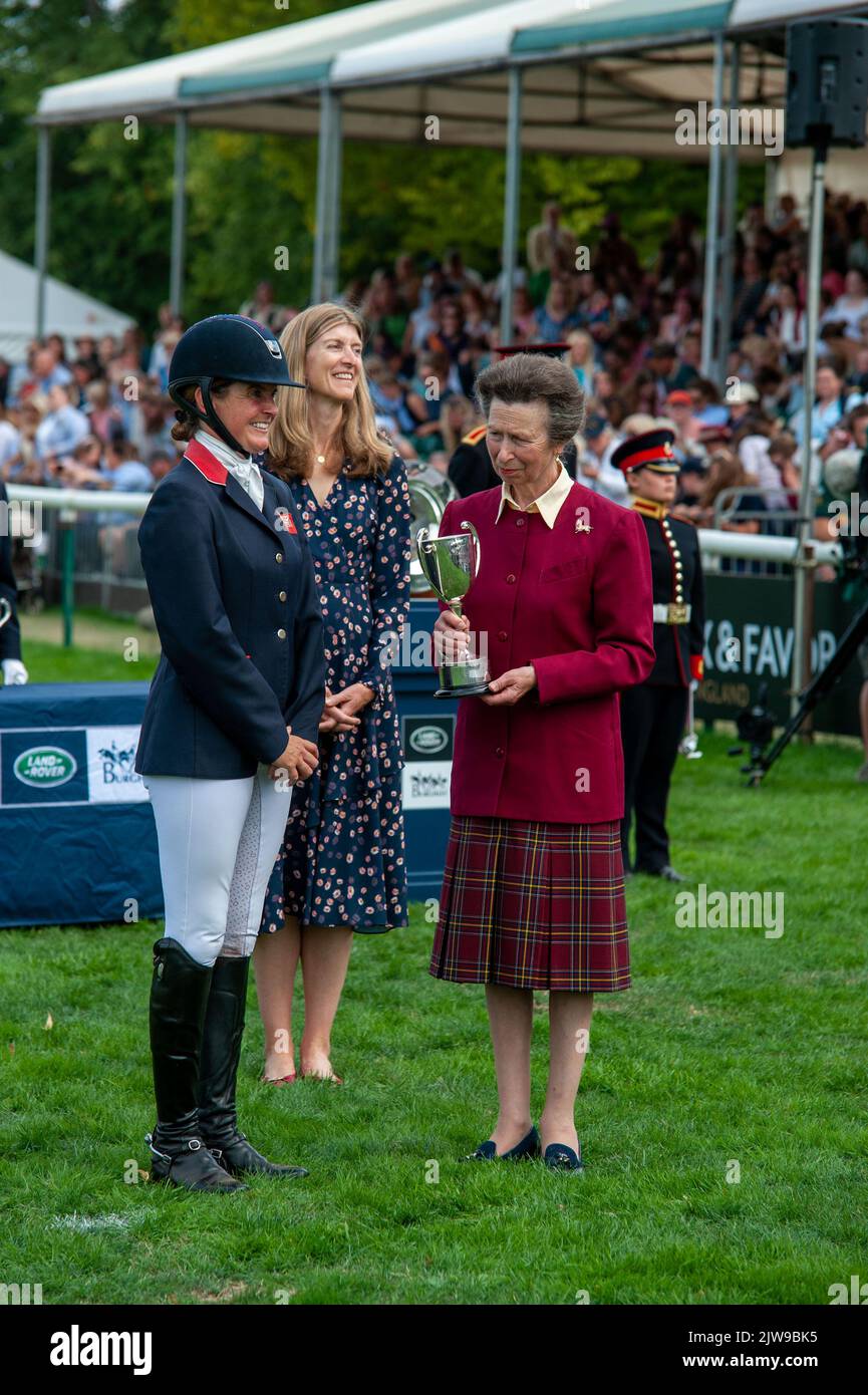 Stamford, UK. 4th Sep, 2022. Piggy March with HRH Princess Anne and ...