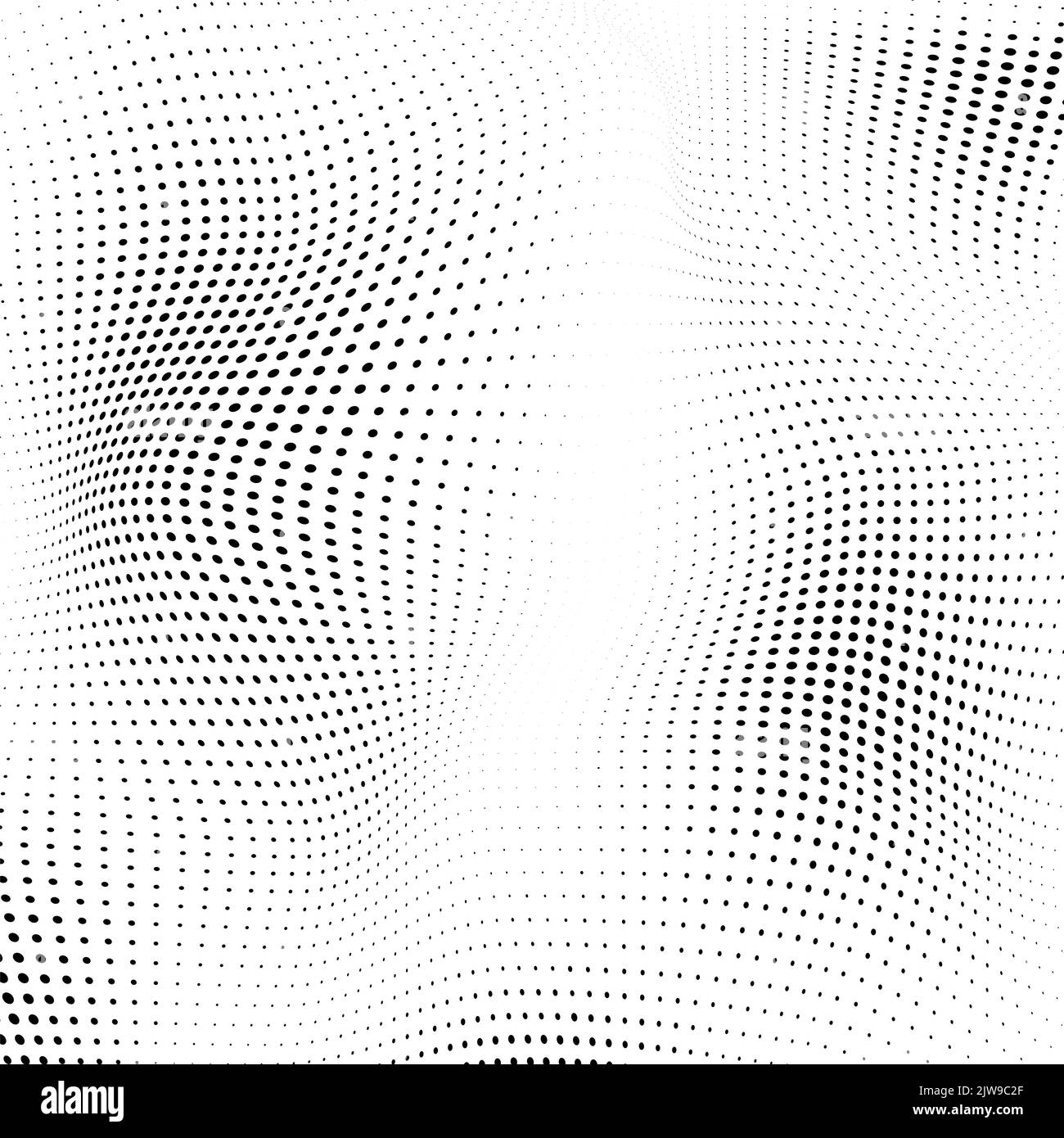Halftone Pattern. Set of Dots. Dotted Texture on White Background ...