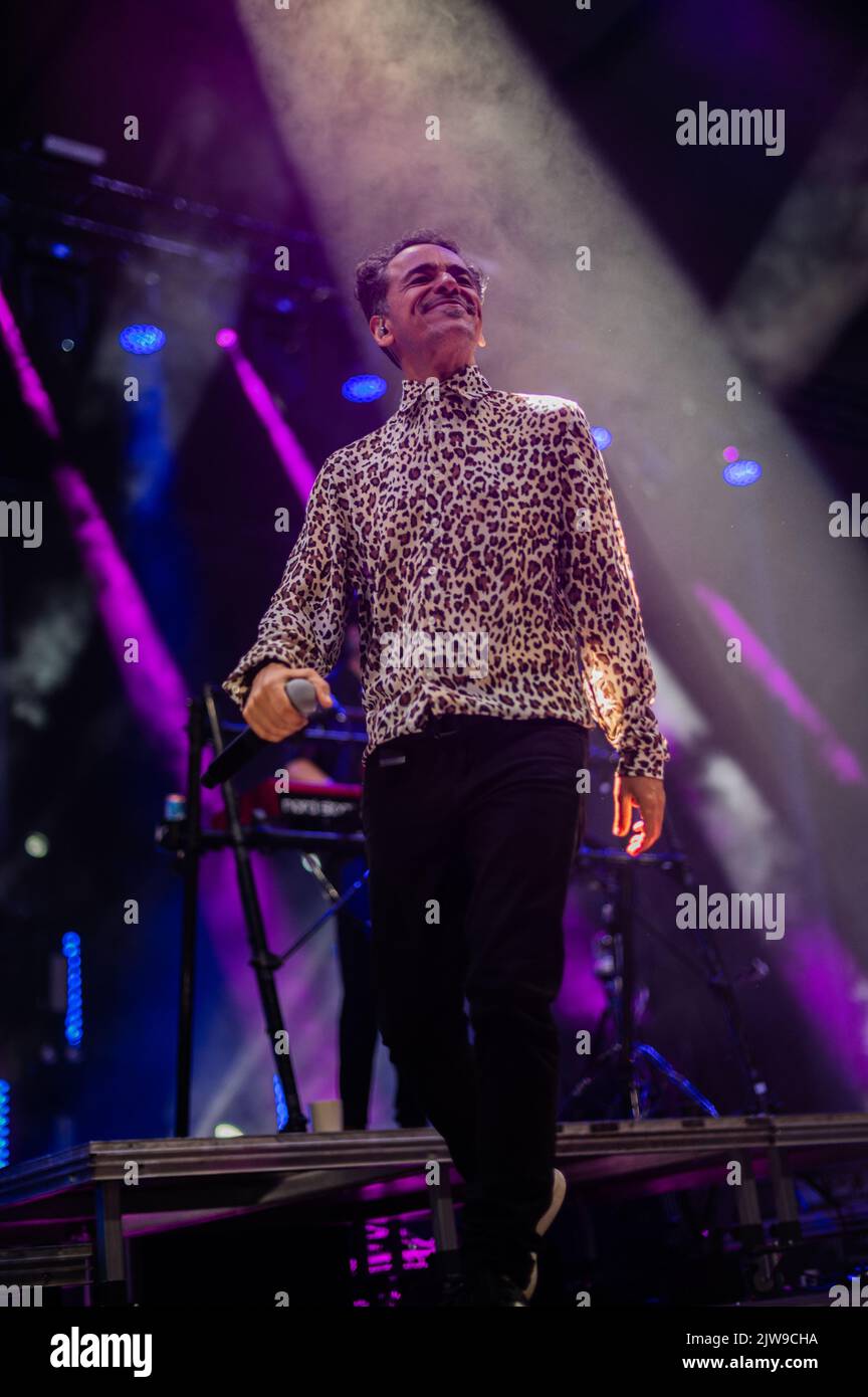 Mexican band Cafe Tacvba performing live at Vive Latino 2022 Music ...
