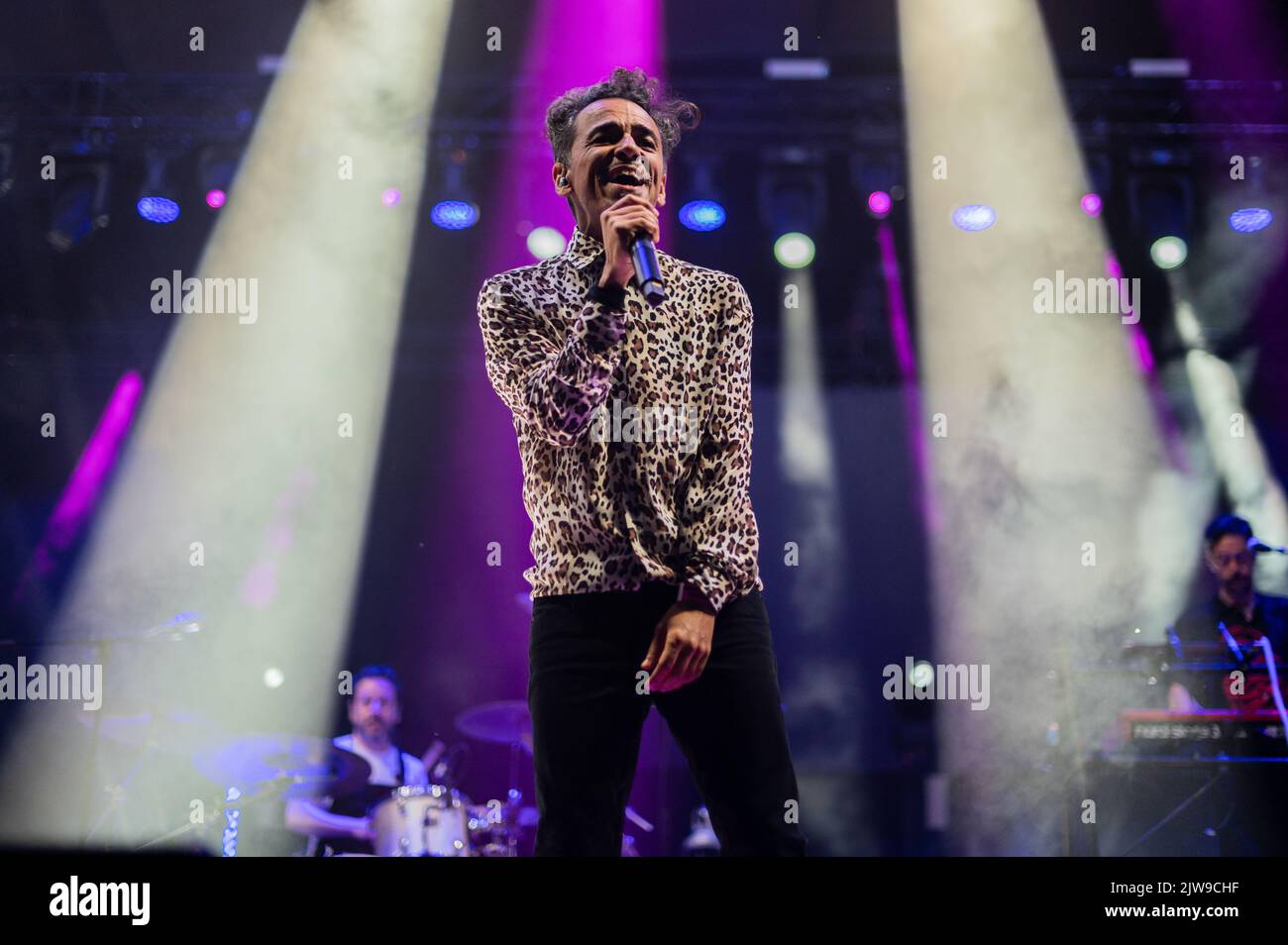 Mexican band Cafe Tacvba performing live at Vive Latino 2022 Music ...