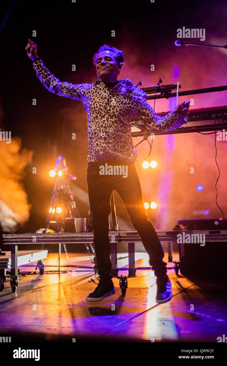 Mexican band Cafe Tacvba performing live at Vive Latino 2022 Music ...