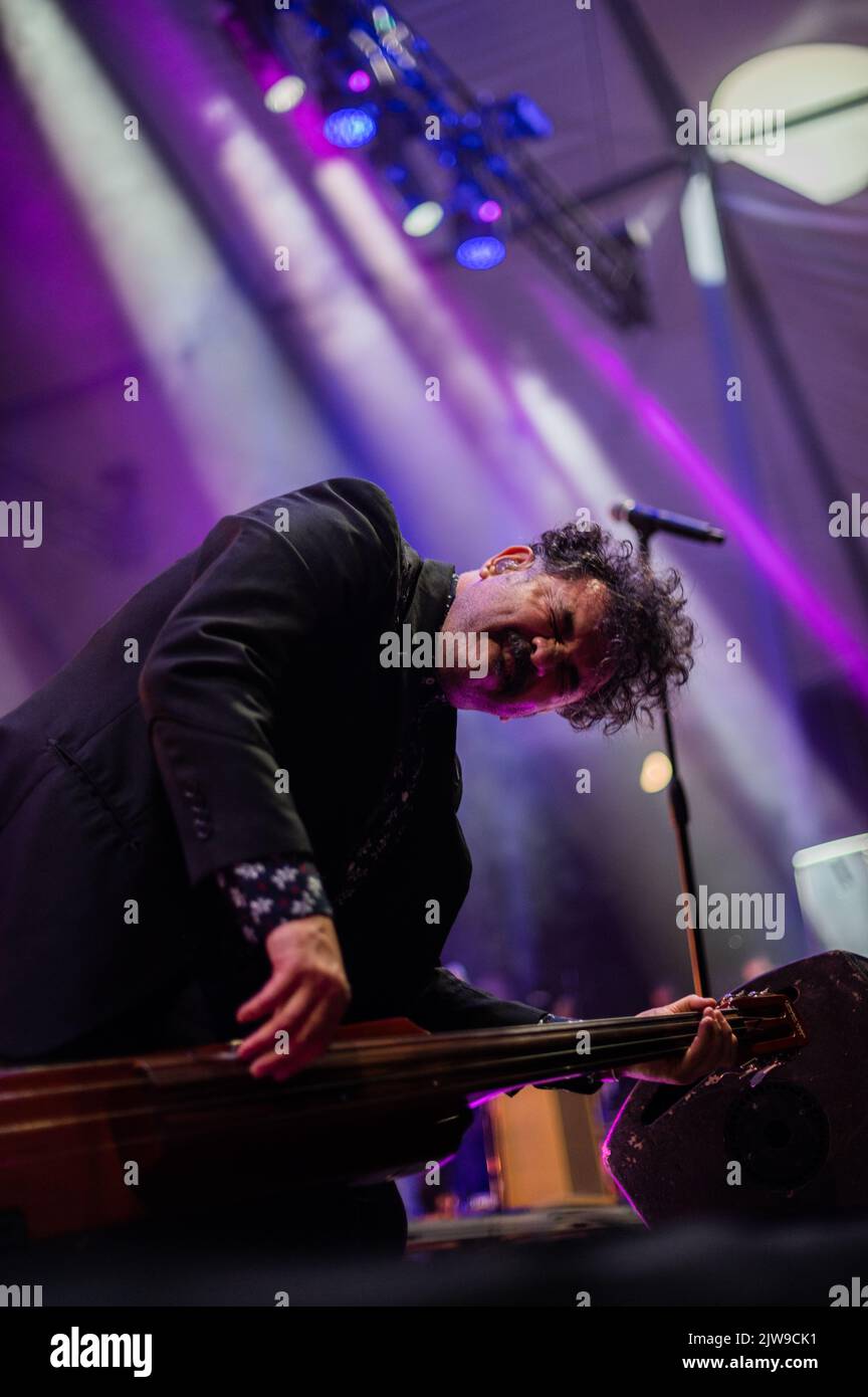 Mexican band Cafe Tacvba performing live at Vive Latino 2022 Music ...