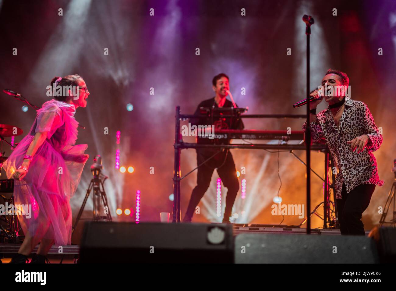 Mexican band Cafe Tacvba performing live at Vive Latino 2022 Music ...