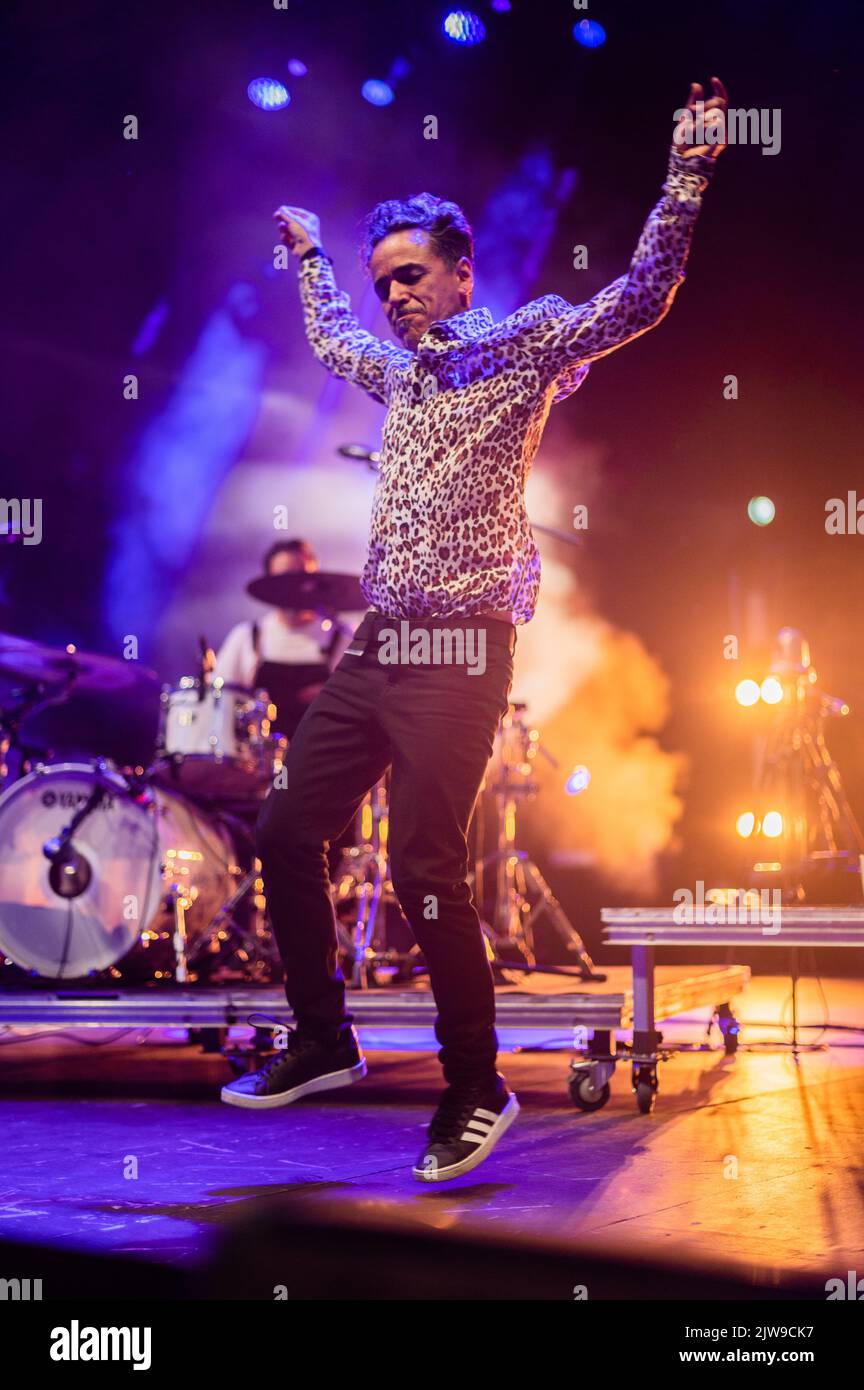 Mexican band Cafe Tacvba performing live at Vive Latino 2022 Music ...