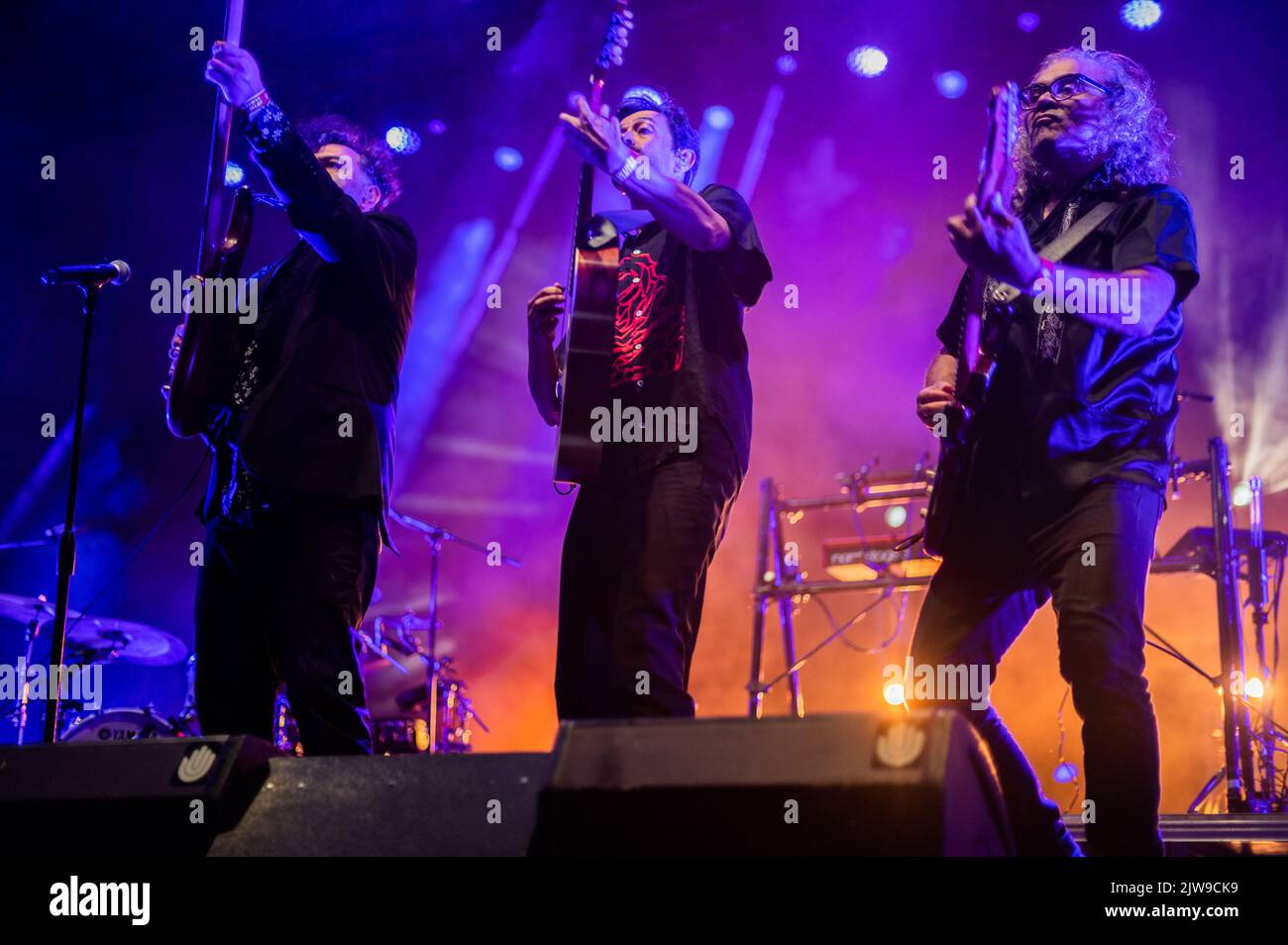 Mexican band Cafe Tacvba performing live at Vive Latino 2022 Music ...