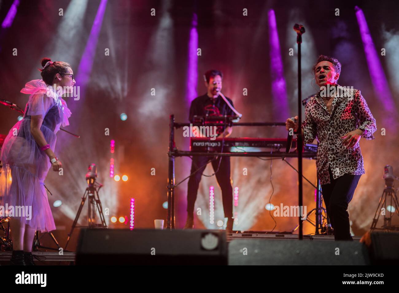 Mexican band Cafe Tacvba performing live at Vive Latino 2022 Music ...
