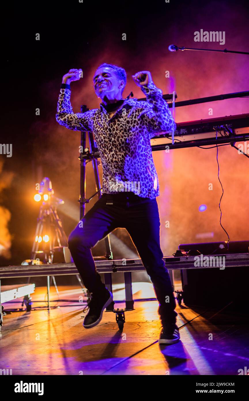 Mexican band Cafe Tacvba performing live at Vive Latino 2022 Music ...