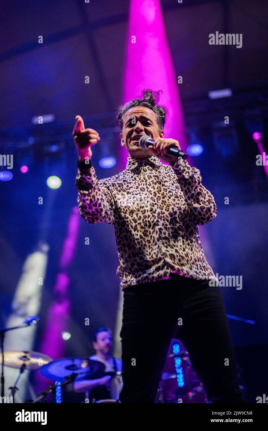 Mexican band Cafe Tacvba performing live at Vive Latino 2022 Music ...