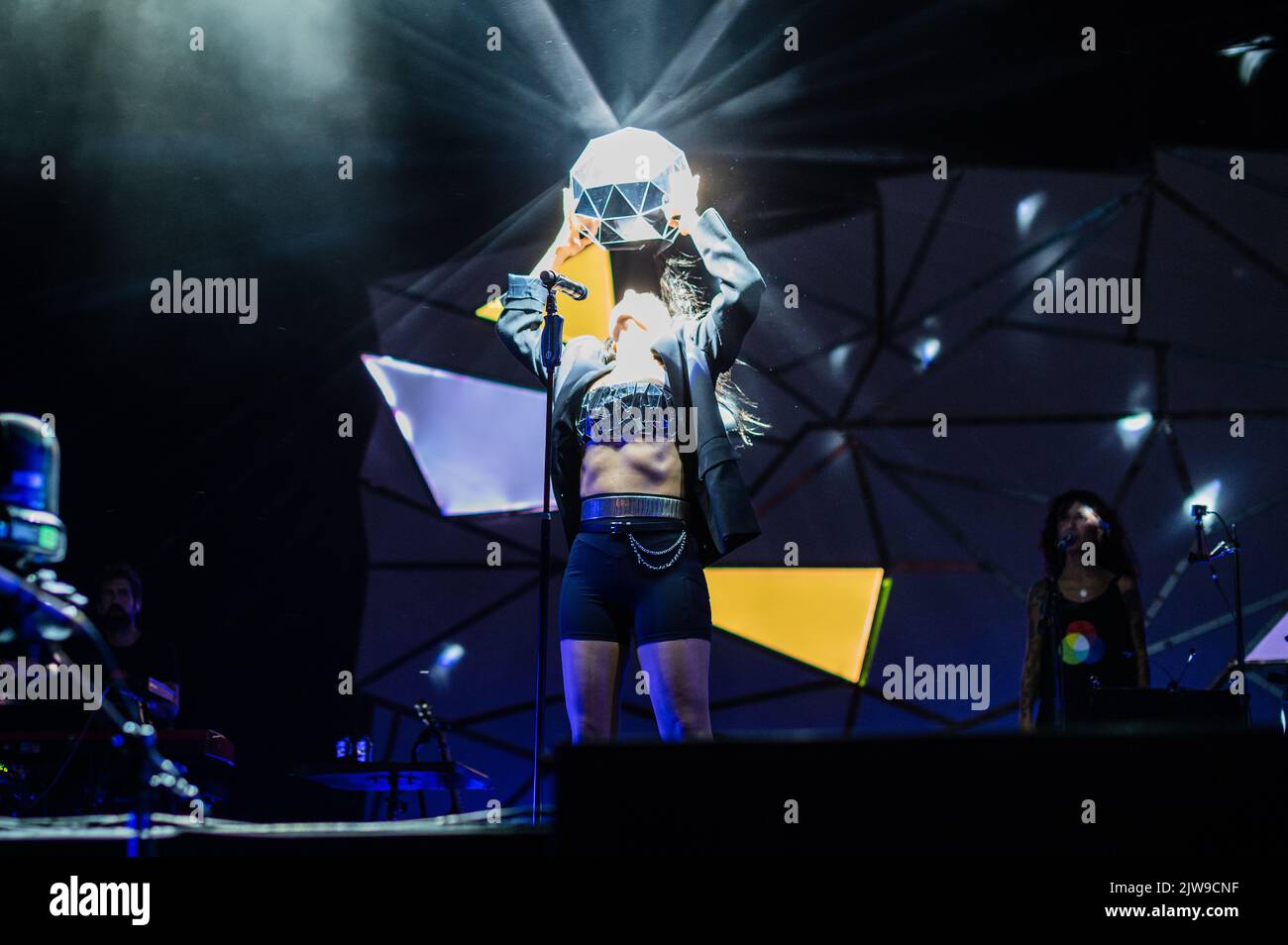 Spanish artist Amaral performing live at Vive Latino 2022 Music ...