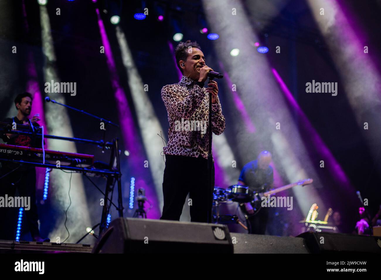 Mexican band Cafe Tacvba performing live at Vive Latino 2022 Music ...