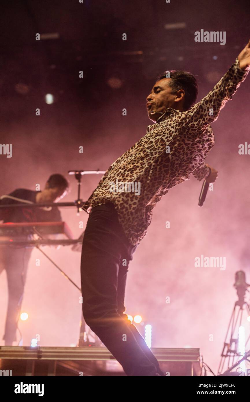 Mexican band Cafe Tacvba performing live at Vive Latino 2022 Music ...