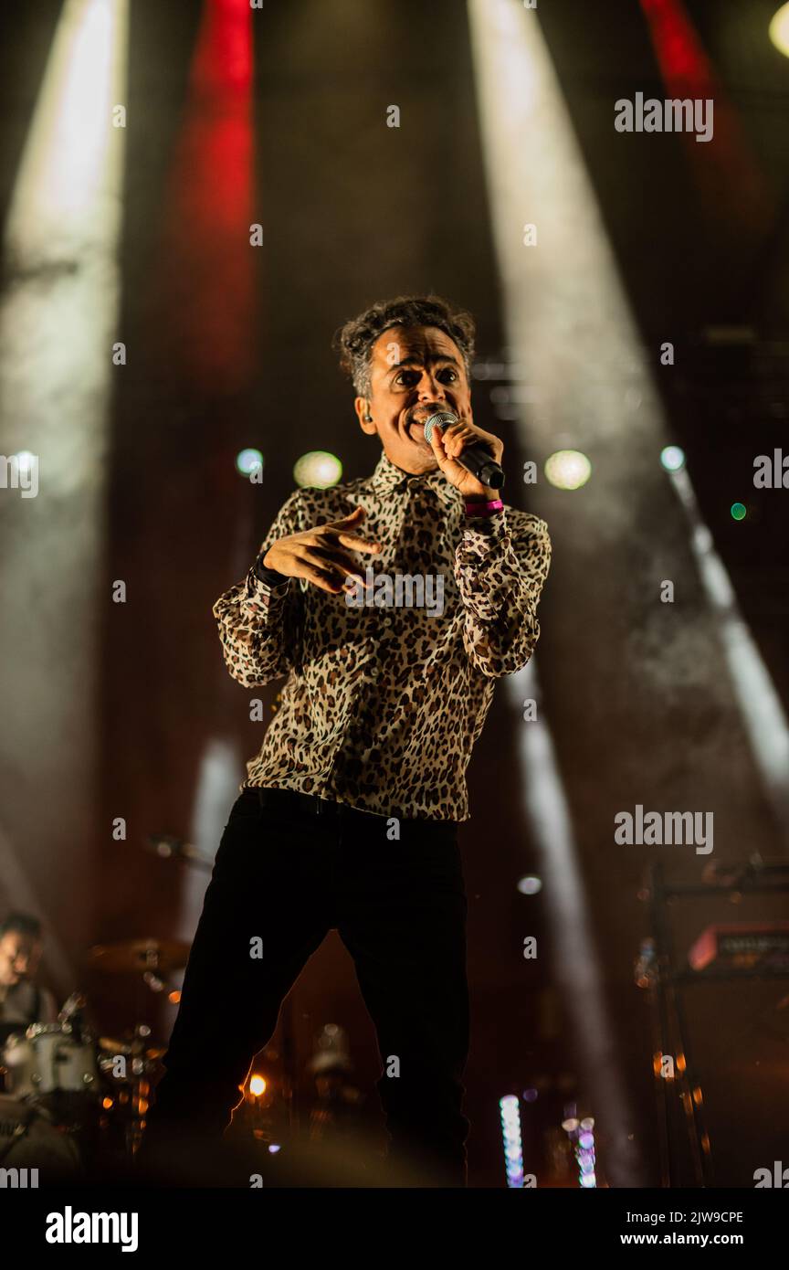 Mexican band Cafe Tacvba performing live at Vive Latino 2022 Music ...