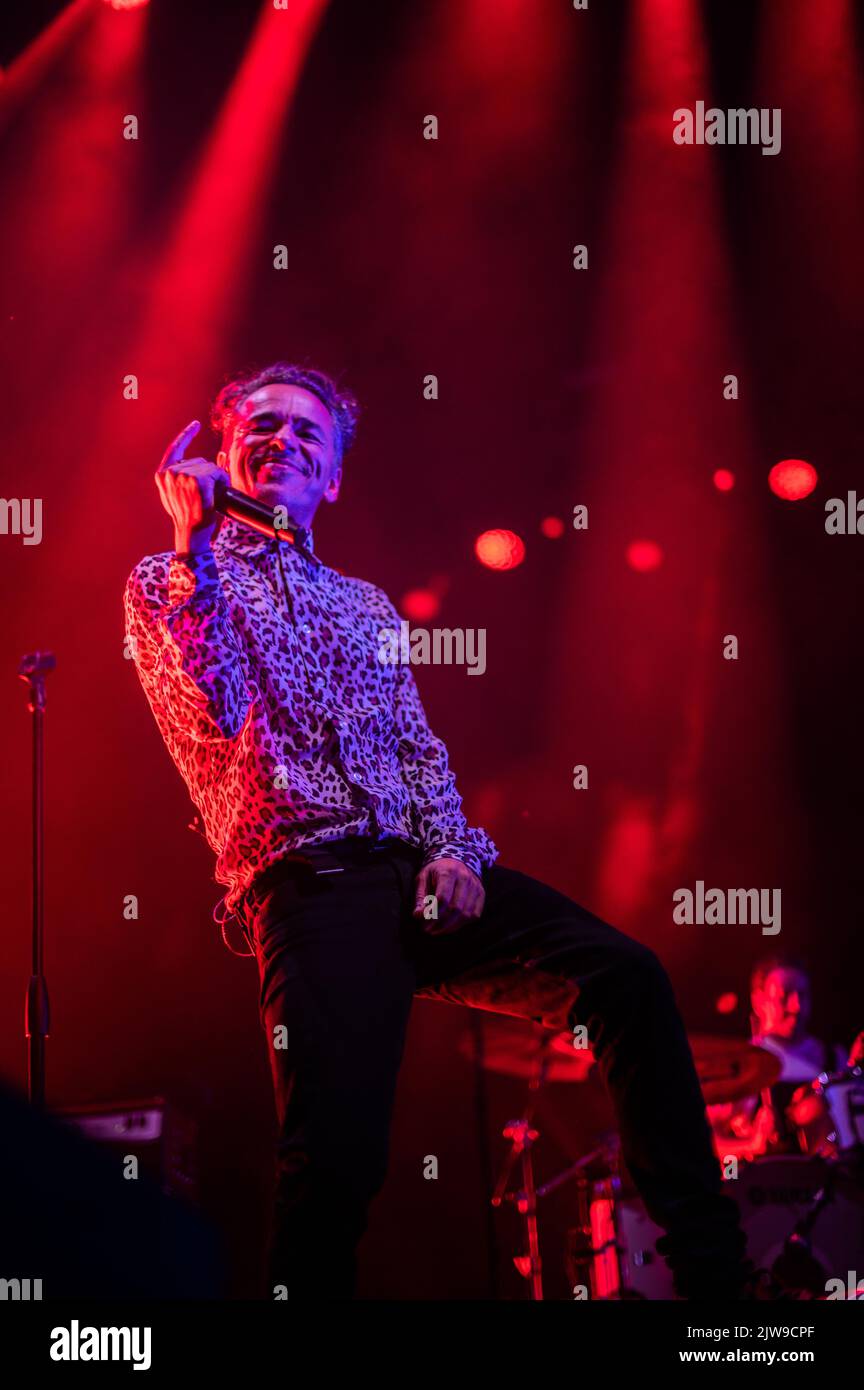 Mexican band Cafe Tacvba performing live at Vive Latino 2022 Music ...