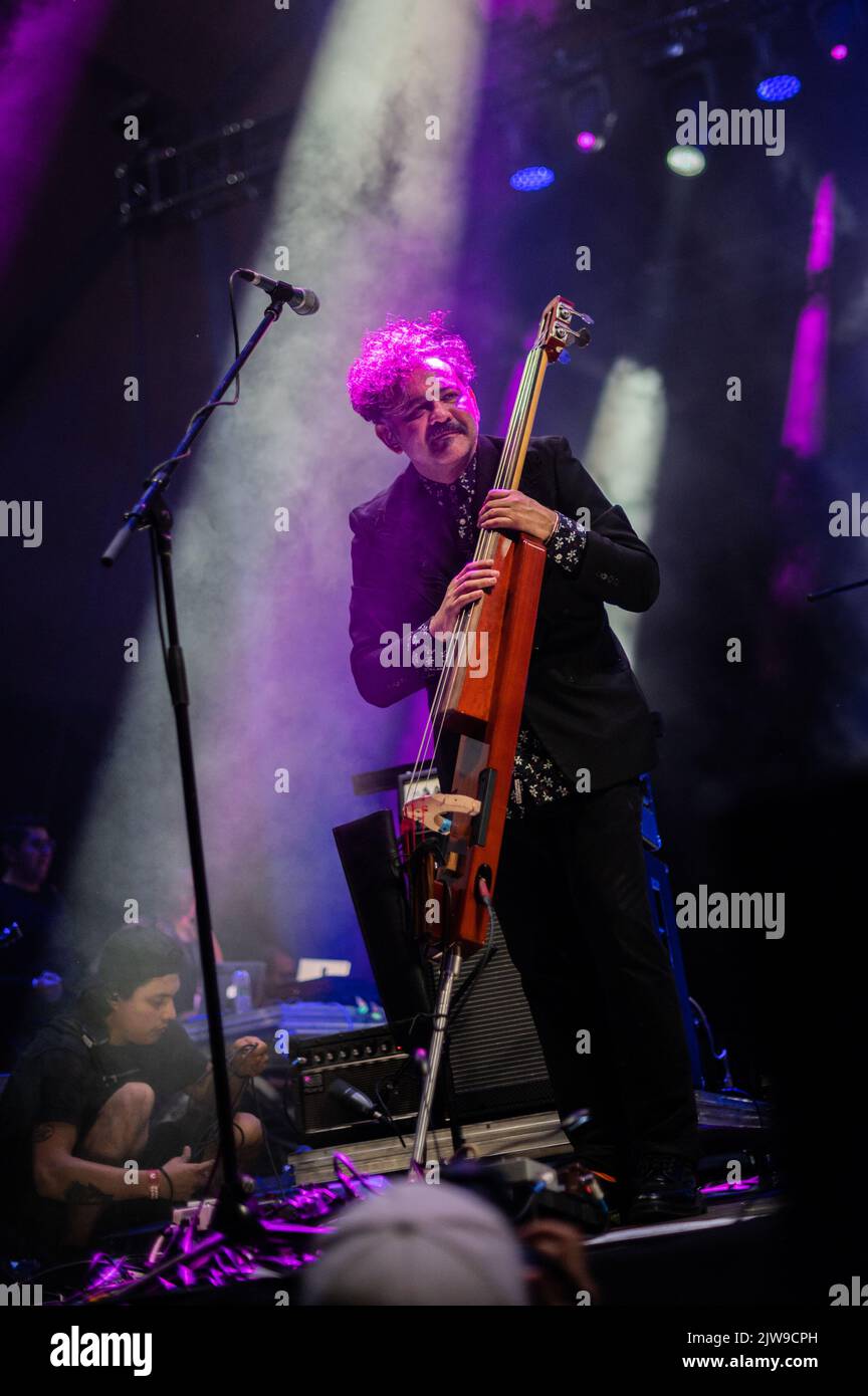 Mexican band Cafe Tacvba performing live at Vive Latino 2022 Music ...