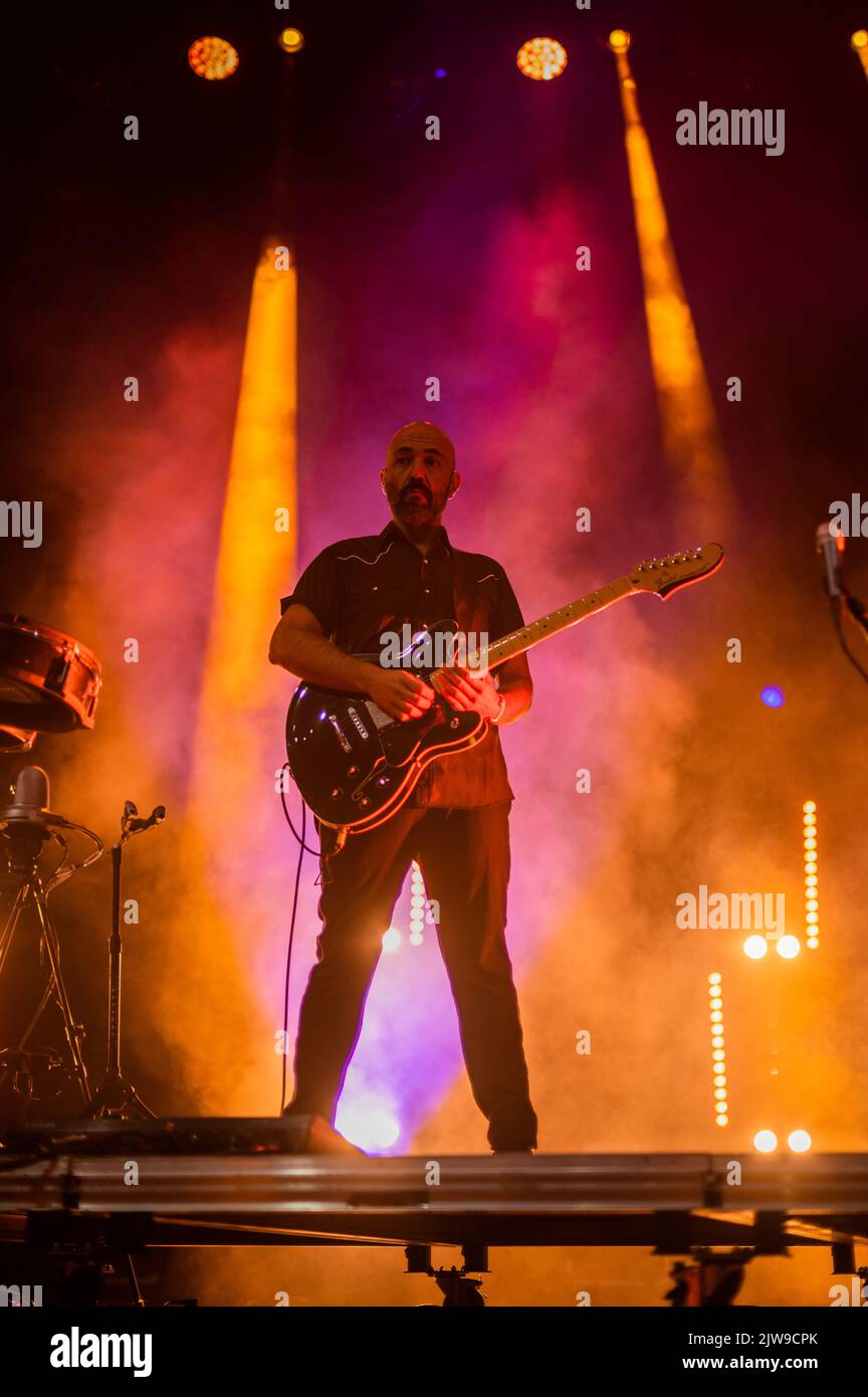 Mexican band Cafe Tacvba performing live at Vive Latino 2022 Music ...