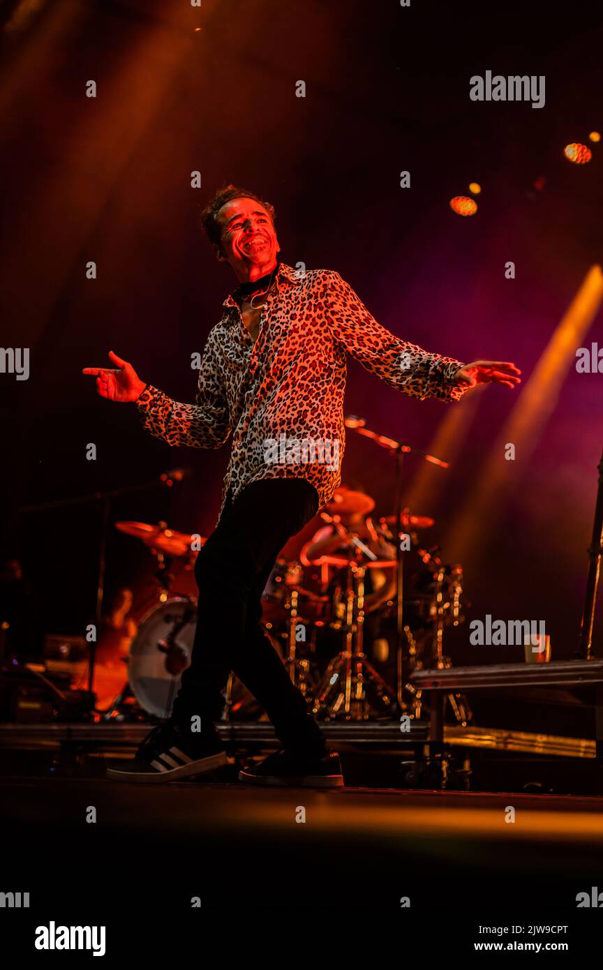 Mexican band Cafe Tacvba performing live at Vive Latino 2022 Music ...
