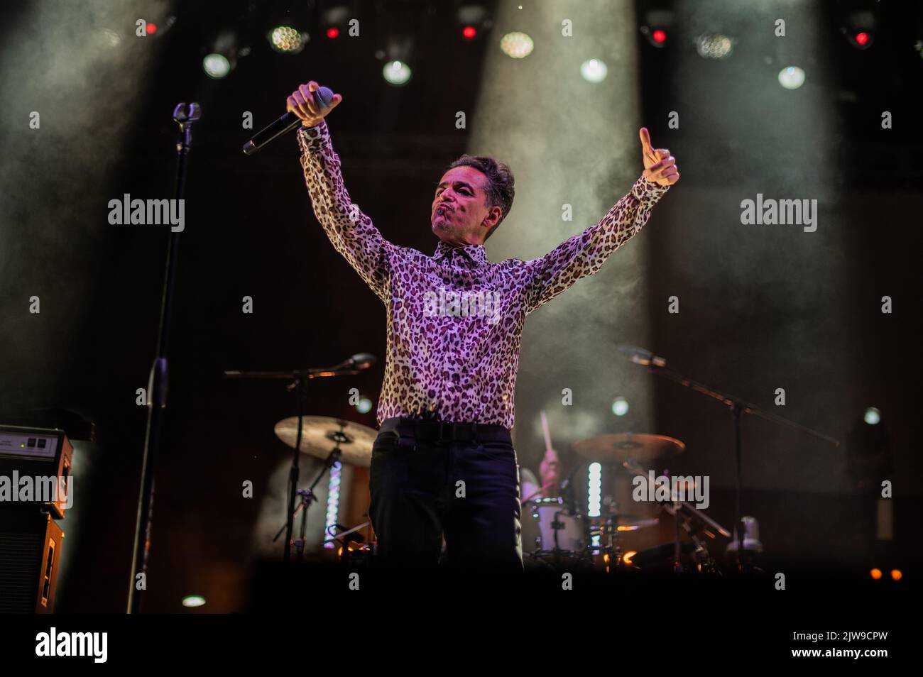 Mexican band Cafe Tacvba performing live at Vive Latino 2022 Music ...