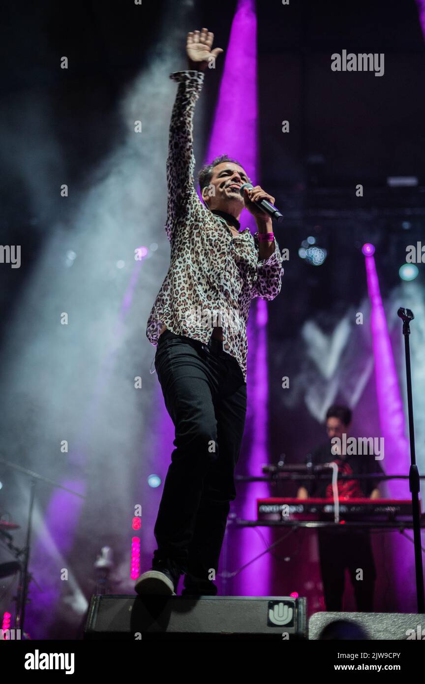 Mexican band Cafe Tacvba performing live at Vive Latino 2022 Music ...