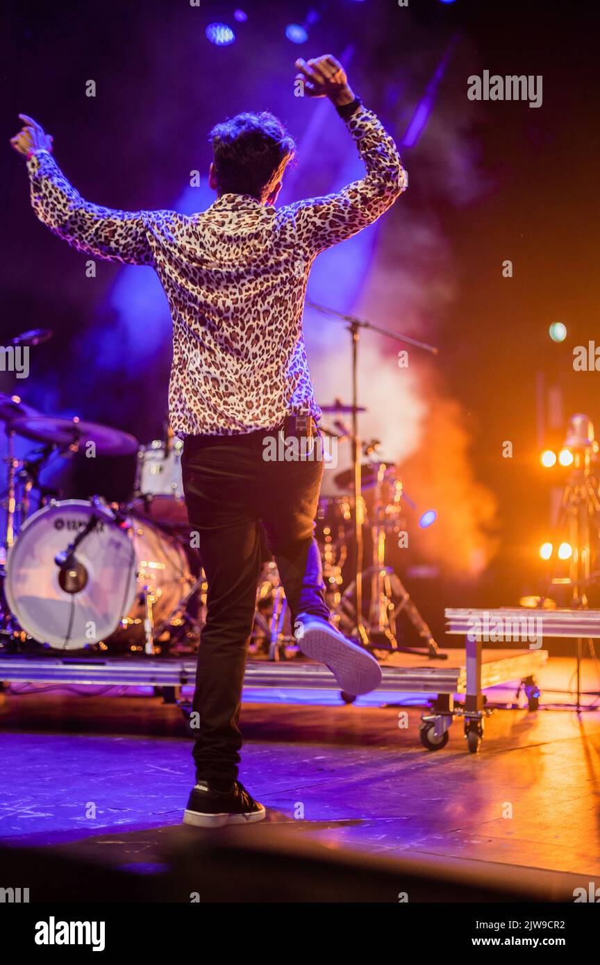 Mexican band Cafe Tacvba performing live at Vive Latino 2022 Music ...