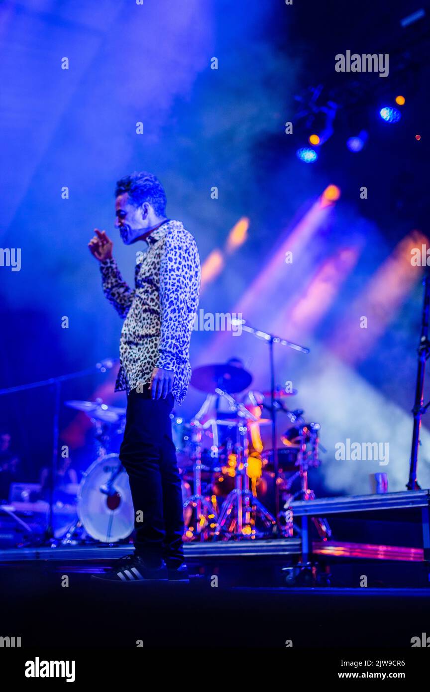 Mexican band Cafe Tacvba performing live at Vive Latino 2022 Music ...