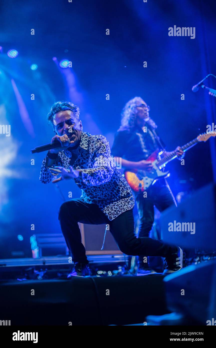 Mexican band Cafe Tacvba performing live at Vive Latino 2022 Music ...