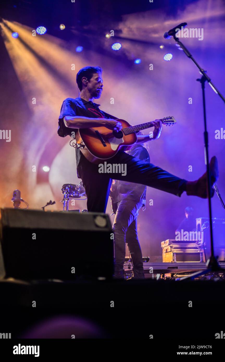 Mexican band Cafe Tacvba performing live at Vive Latino 2022 Music ...
