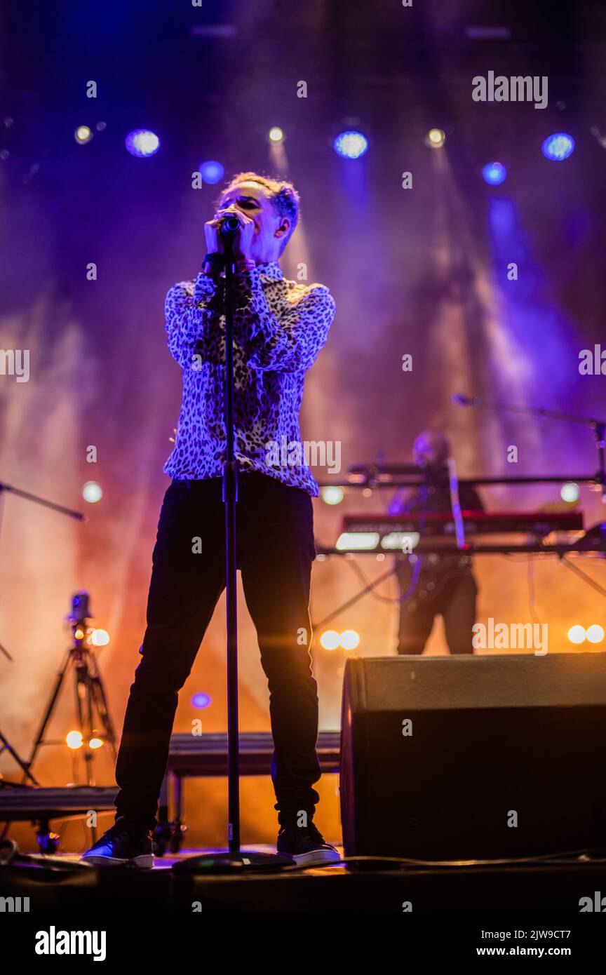 Mexican band Cafe Tacvba performing live at Vive Latino 2022 Music ...