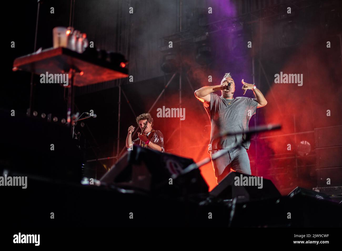 Spanish artist Kase.O and Jazz Magnetism perform live at Vive Latino ...