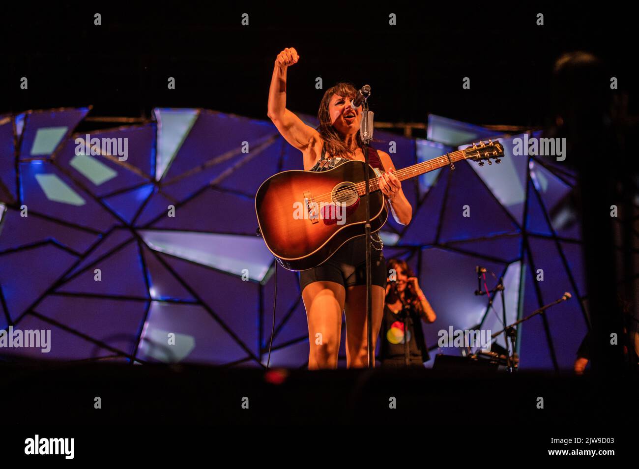 Spanish artist Amaral performing live at Vive Latino 2022 Music ...