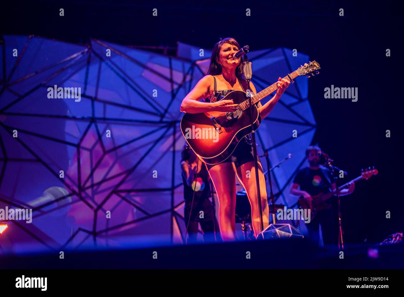 Spanish artist Amaral performing live at Vive Latino 2022 Music ...