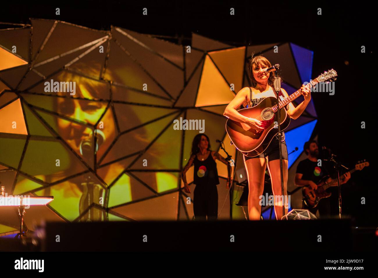 Spanish artist Amaral performing live at Vive Latino 2022 Music ...