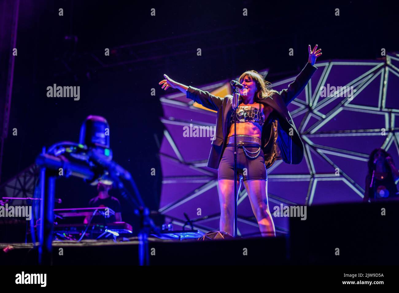 Spanish artist Amaral performing live at Vive Latino 2022 Music ...