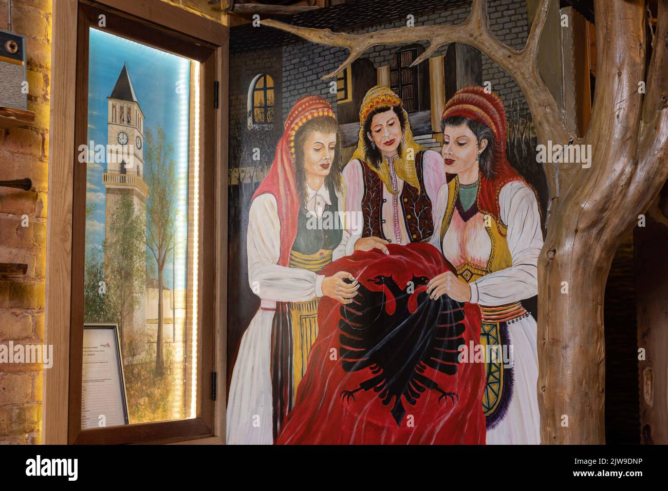 ALBANIANS Olti Bokciu, the owner of the Illyrian Grill House, an ...