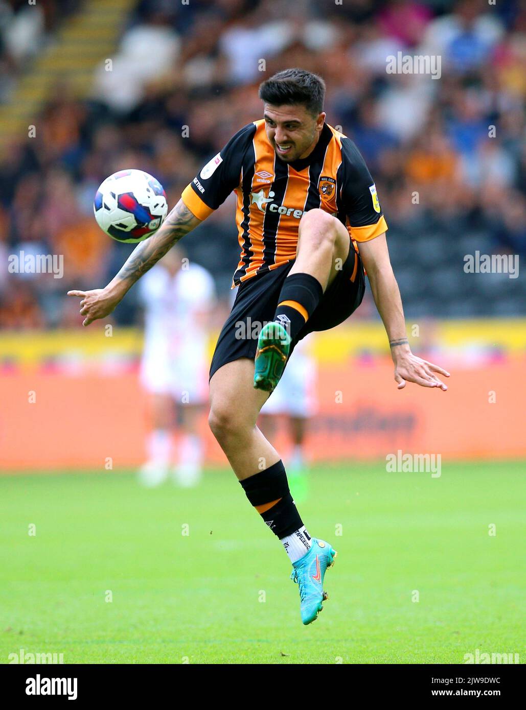 Hull City's Ozan Tufan during the Sky Bet Championship match at the MKM ...