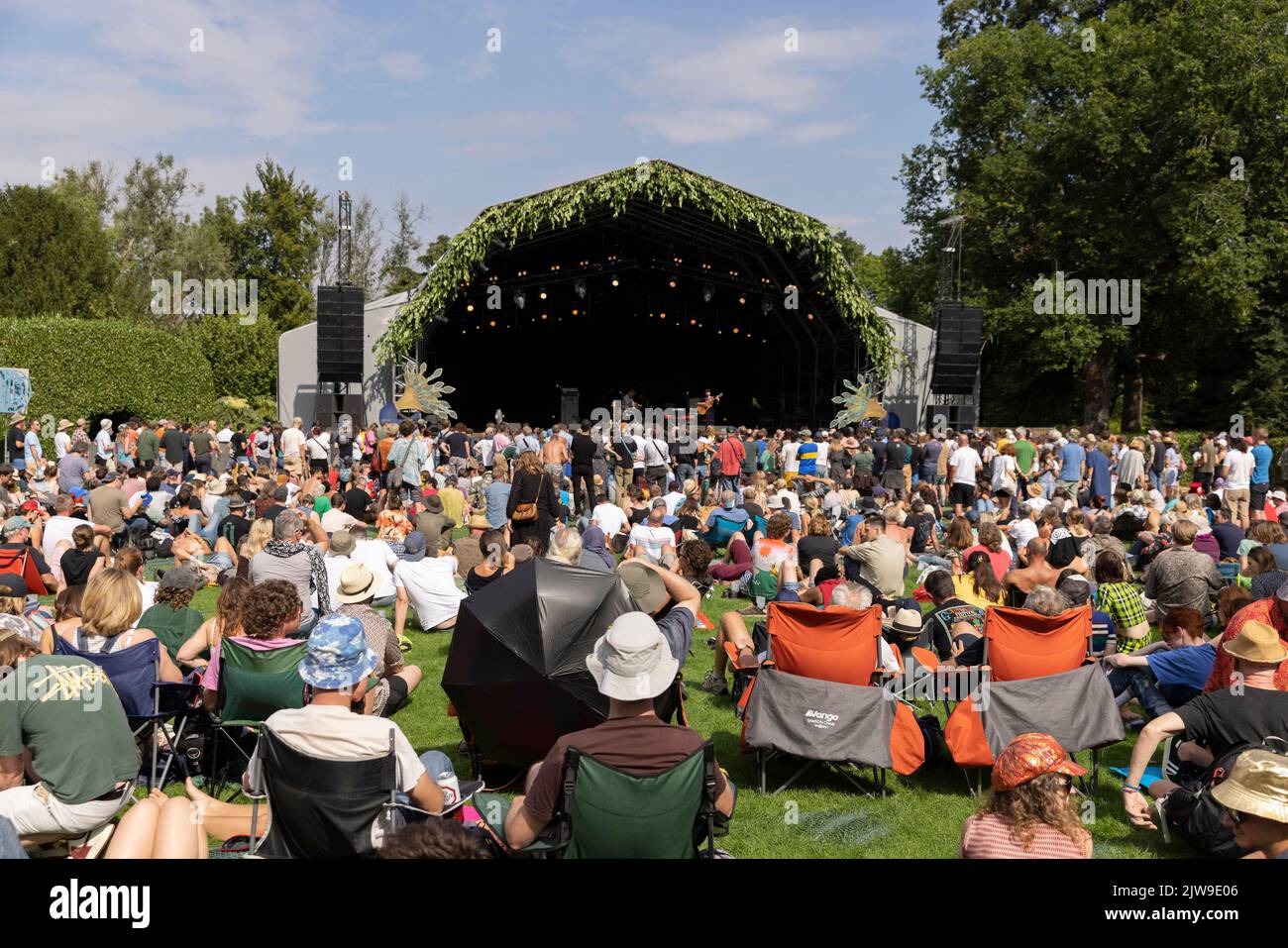 END OF THE ROAD music festival, held at Larmer Tree Gardens, Wiltshire ...
