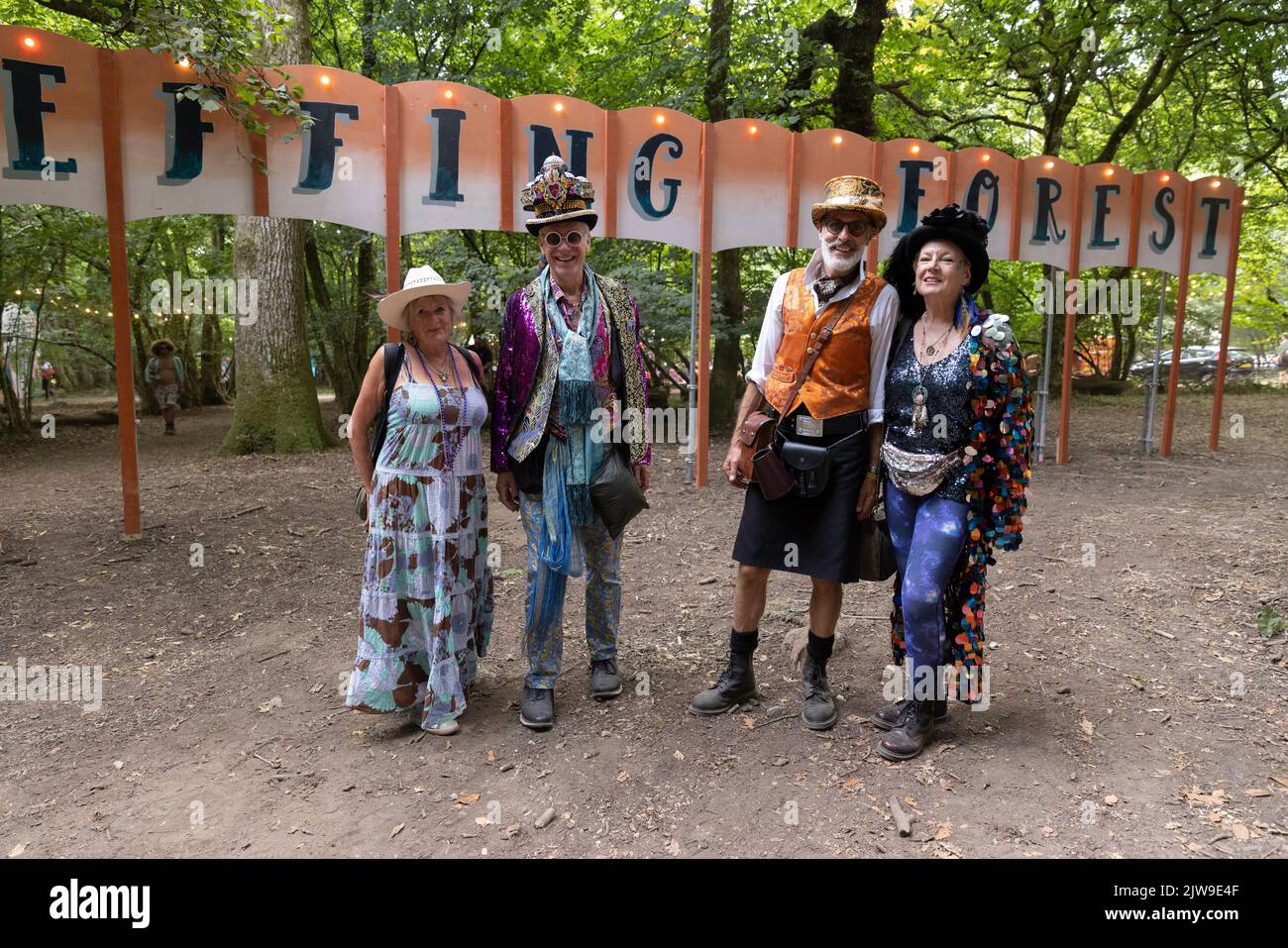 END OF THE ROAD music festival, held at Larmer Tree Gardens, Wiltshire ...