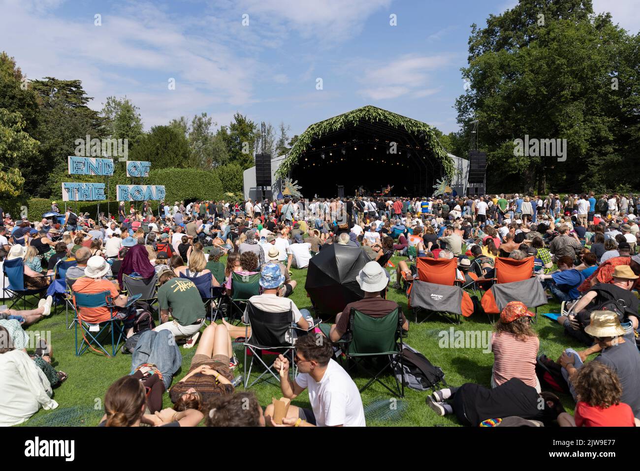 END OF THE ROAD music festival, held at Larmer Tree Gardens, Wiltshire ...