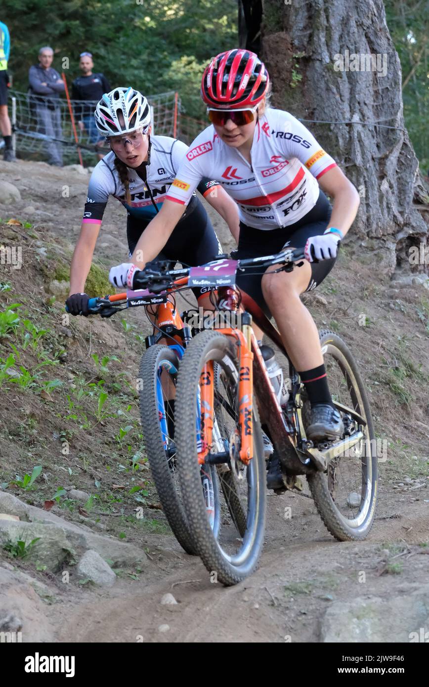 (17) Matylda Szczecinska (POL) during the MTB - Mountain Bike UCI ...