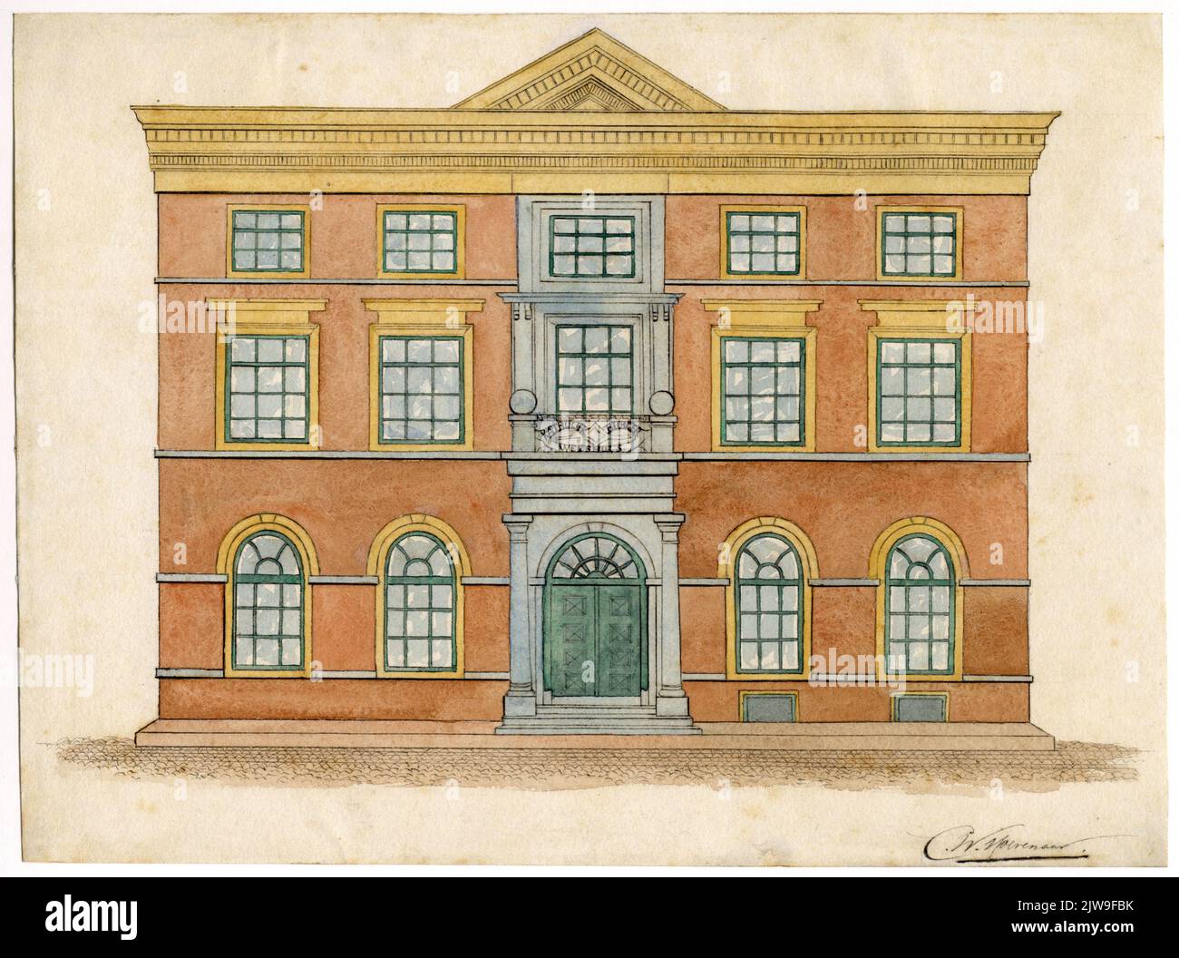 Image of the facade of the Roman Catholic Orphanage in the ...