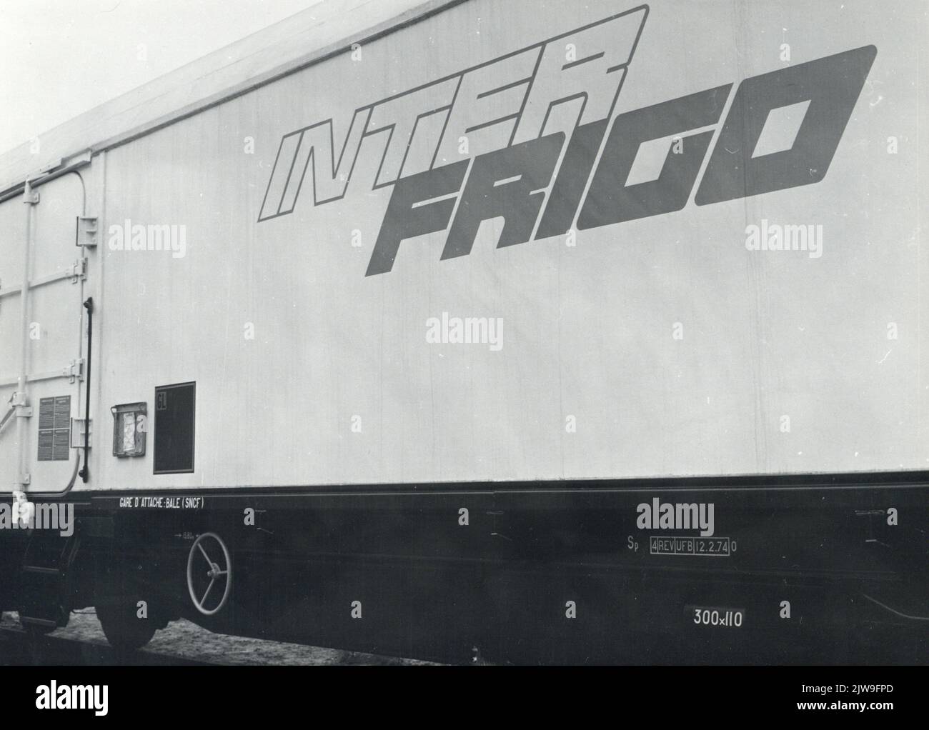 Image of the inscriptions on a refrigerator from Interfrigo Stock Photo ...