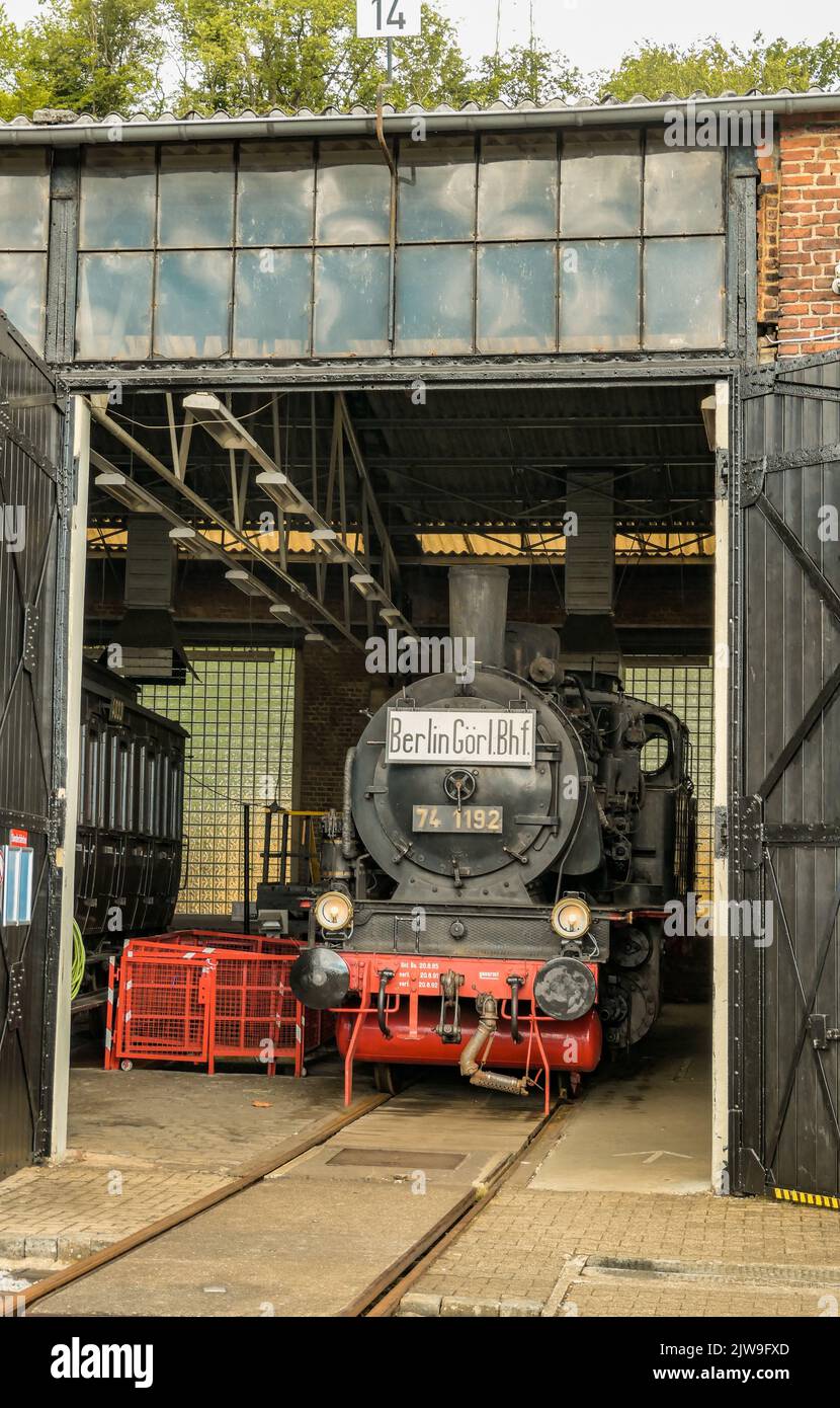 historic locomotives in the bochum railway museum German railway ...